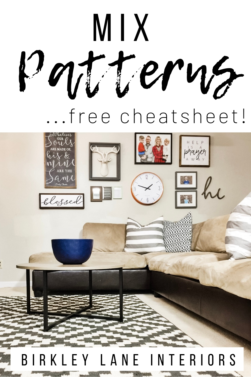 How To Mix Patterns Like A Designer | Birkley Lane Interiors